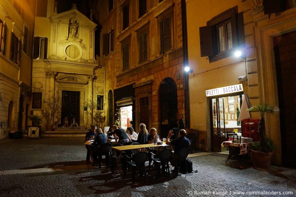 Das römische Kultrestaurant Dar Filettaro / Filetti di Baccala | Rom ...