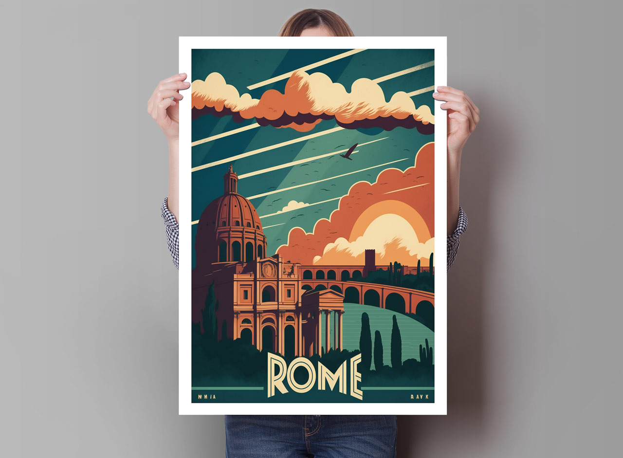 Die schönsten Rom-Reiseposter | Rom mal anders